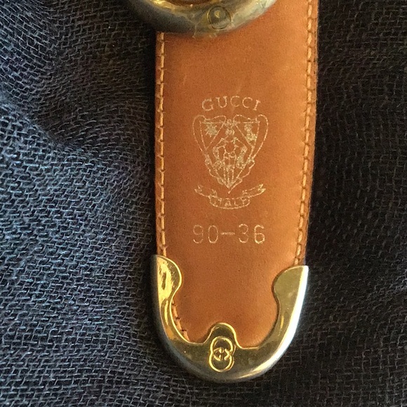 Gucci | Accessories | Vintage Gucci Leather Reversible Belt Camel Cream ...